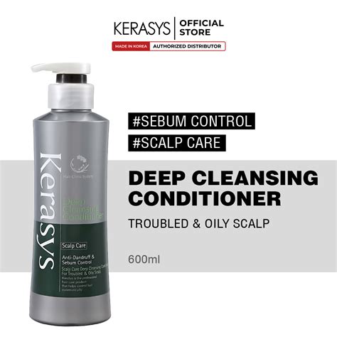 Kerasys Scalp Care Deep Cleansing Conditioner 600ml Old Version Expired 072025 Shopee Malaysia