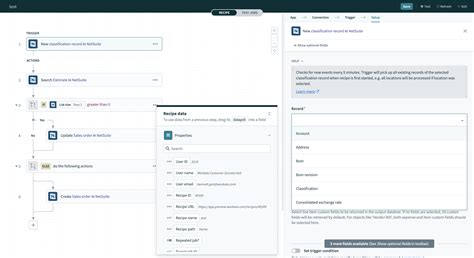 Workato Connectors Netsuite Classification Object Trigger Workato Docs