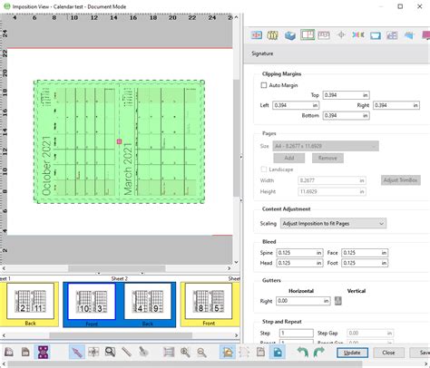 Setting Up A Calendar Type Layout In Sierra Xitron Support