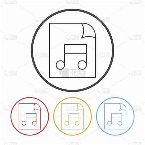 音乐文件行图标