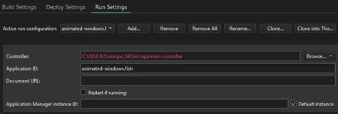 Run In Qt Application Manager Qt Creator Documentation