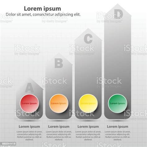 웹사이트 프레 젠 테이 션 커버 포스터 벡터 디자인 Infographic 그림 개념에 대 한 검은 막대 그래프와 함께 Coloful 종이 3 차원 원형 0명에 대한 스톡