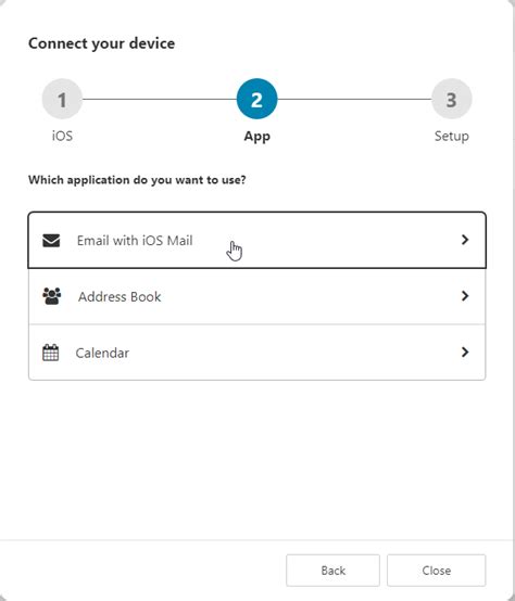 OX Email Server Settings