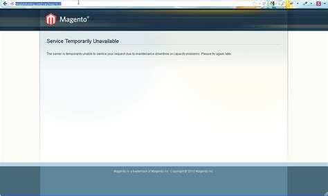 how to enable maintenance mode in magento alakmalak technologies
