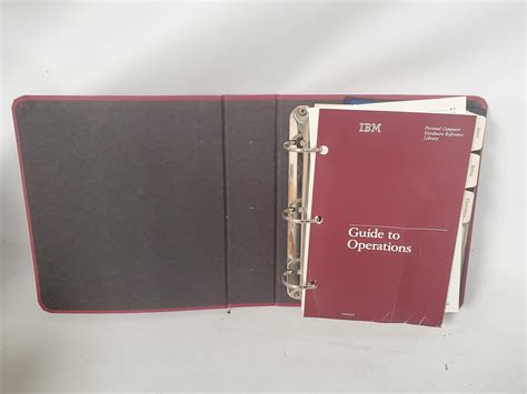 Vintage IBM Guide To Operations Personal Computer Manual April