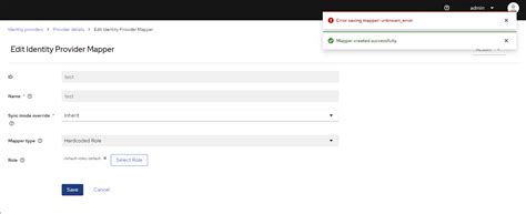keycloak 22 0 1 npe in edit identity provider mapper on second save