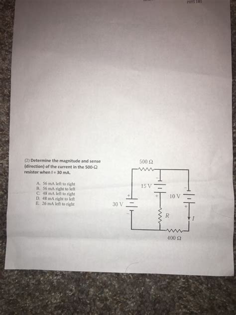 Solved Kirchoff S Rules In Class Problem Set PHYS Chegg