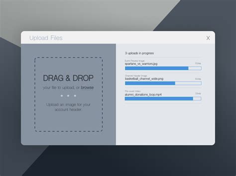 file upload dialog by mike griffith