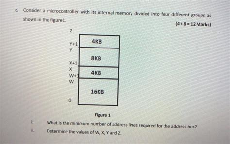 solved c consider a microcontroller with its internal