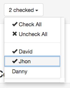 Javascript How To Preselect Multiple Rows On Ng Options In A List Stack Overflow