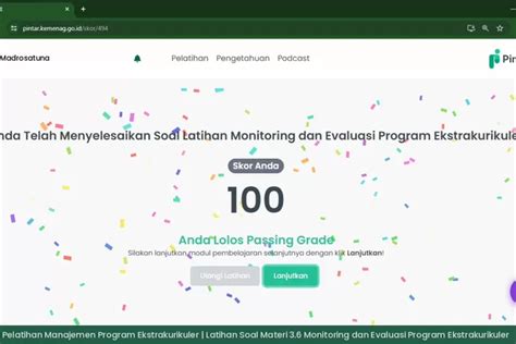 Pintar Kemenag Kunci Jawaban Soal 36 Monitoring Dan Evaluasi Program