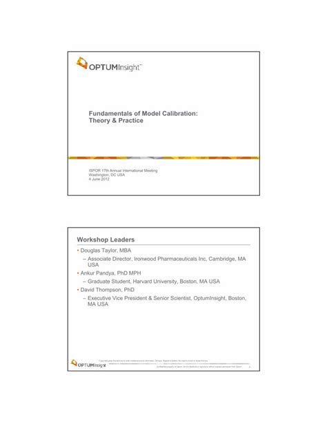 Pdf Fundamentals Of Model Calibration Theory And Practice Of Model