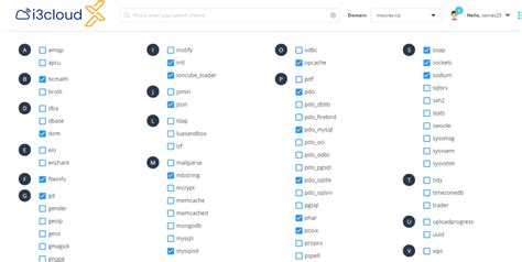 konfigurasi php pada directadmin i3cloudx