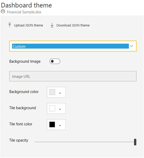 Solved Visual Color Not Updating While Pinning To Dashboa