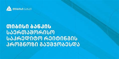 Fitch Ratings მა თიბისი ბანკის პროგნოზი გააუმჯობესა ფინანსები Business Partner Ge