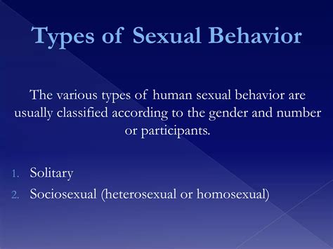 Human Sexual Behavior Pptx