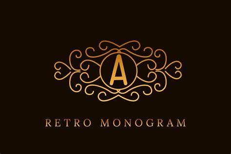 Retro Monogram Font