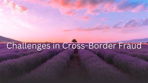 Challenges In Cross Border Fraud