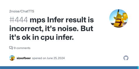 mps infer result is incorrect it s noise but it s ok in cpu infer