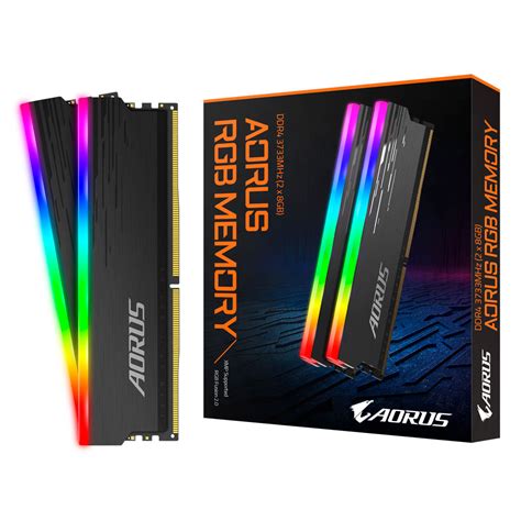 Memoria RAM DDR4 16GB 3733MHz Aorus RGB Memory 2x8GB GP ARS16G37 DD Tech