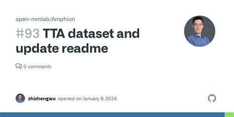 tta dataset and update readme · issue 93 · open mmlab amphion · github