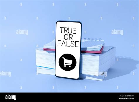 Hand Writing Sign True Or False Business Showcase Decide Between A