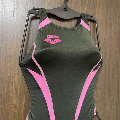 【傷や汚れあり】arena アリーナ X Python Xパイソン ハイレグ ハイカット Rimic リミック 女子 中古 競泳水着 部活