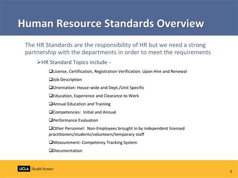 Ppt 2010 Hr Standards Management And Staff Education Powerpoint