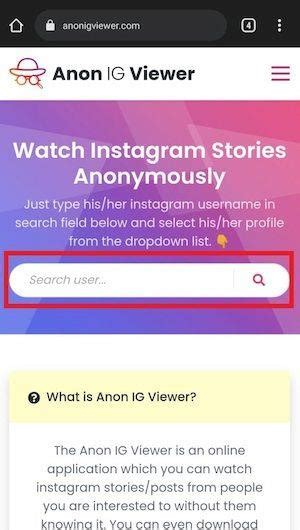 Ver stories anonimamente no Android e iPhone: Site e Apps