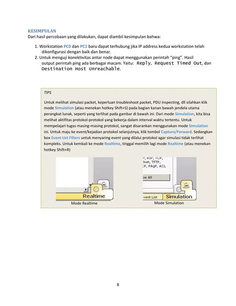 Modul Cisco Packet Tracer Unutuk Simulasi Jaringan Komputer Pdf