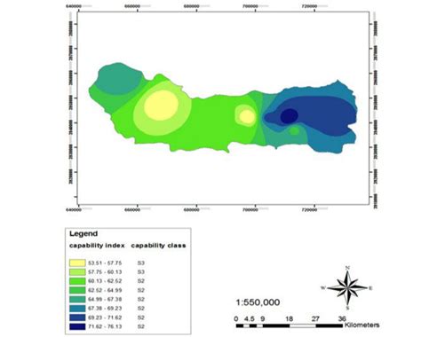 Land Suitability Map For Surface Irrigation Download Scientific Diagram