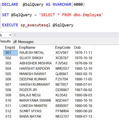 sql server sp executesql sql bi tutorials