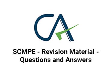 SCMPE Revision Material Questions And Answers Bharadwaj Institute