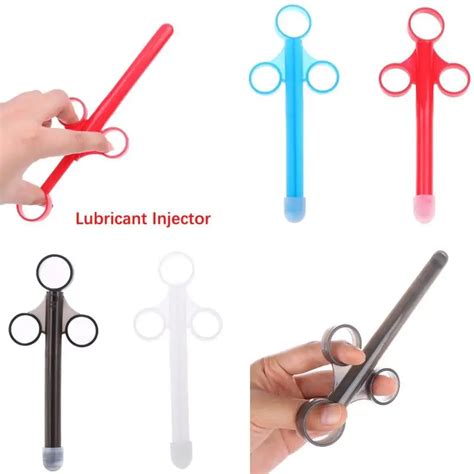 10ml Oil Launcher Syringe Lubricant Injector Manual Pump Sex Toys For