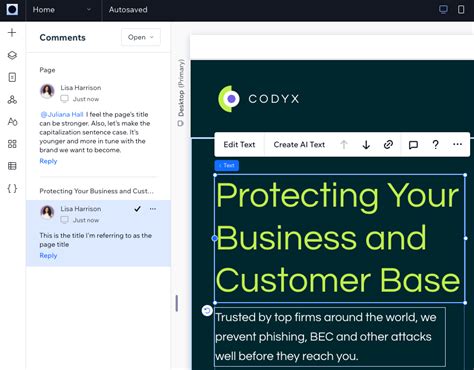 Studio Editor Understanding How Clients Edit Their Site Help Center Wix