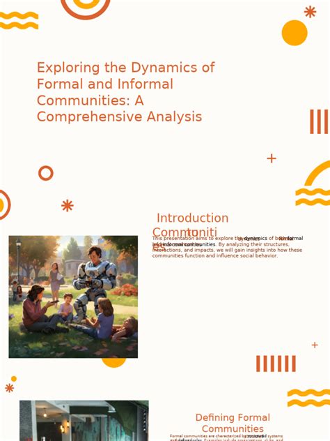 Formal And Informal Communities Pdf