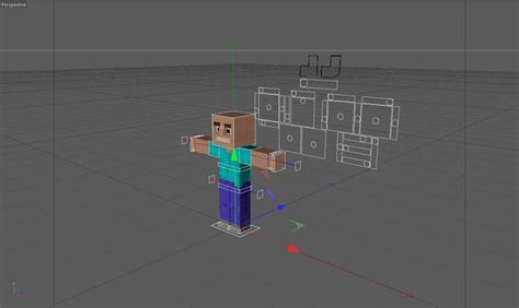 Minecraft Rig 3d Model 5 Unknown Free3d