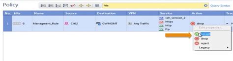 checkpoint firewall policy rules and configuration network interview
