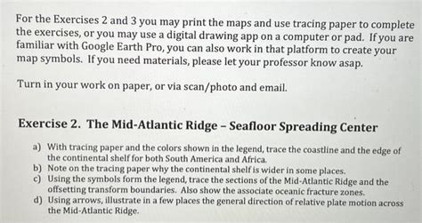 For The Exercises 2 And 3 You May Print The Maps And Chegg Com