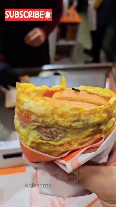 매콤한 한국식 빵 치즈 샌드위치와 구운 계란 ジブリ Shorts Food Koreanfood Trending Viralvideo Travel