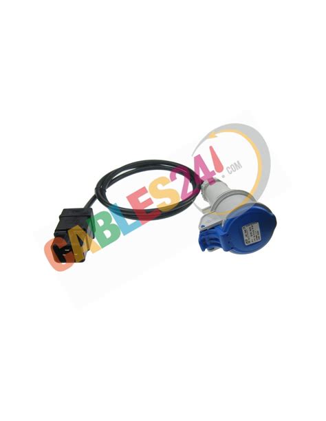 Power Cord C20 Male Commando Plug Female Black Cable