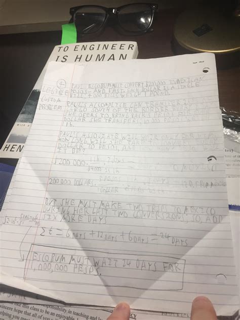 Re Did My Statics Unit Conversion Problem Now Hows It Look R