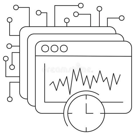 Icon Of Ai Time Series Analysis Representing Data Forecasting Stock