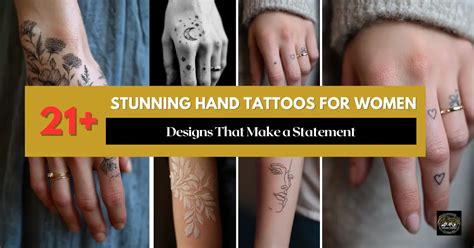 21 Stunning Hand Tattoos For Women Designs That Make A Statement