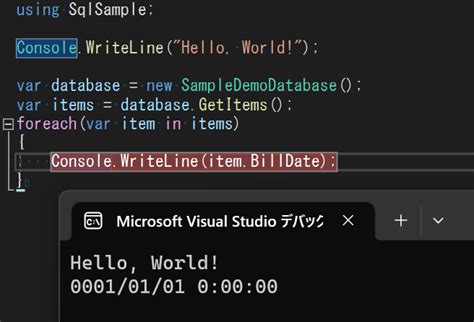 bug report sqlite datetime property not loaded correctly in framework