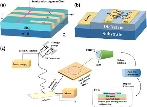 A Structure Of The Electrospun Nanofiber Based Fet Reprinted From Download Scientific