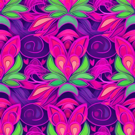 Generative Ai Seamless Pattern Of Intertwined Stock Illustration Illustration Of Green