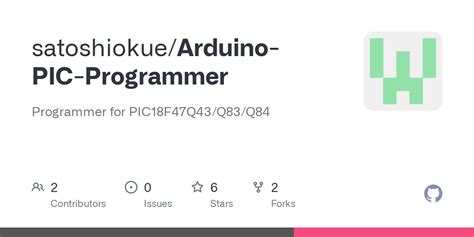 Github Satoshiokue Arduino Pic Programmer Programmer For Pic F Q Q Q