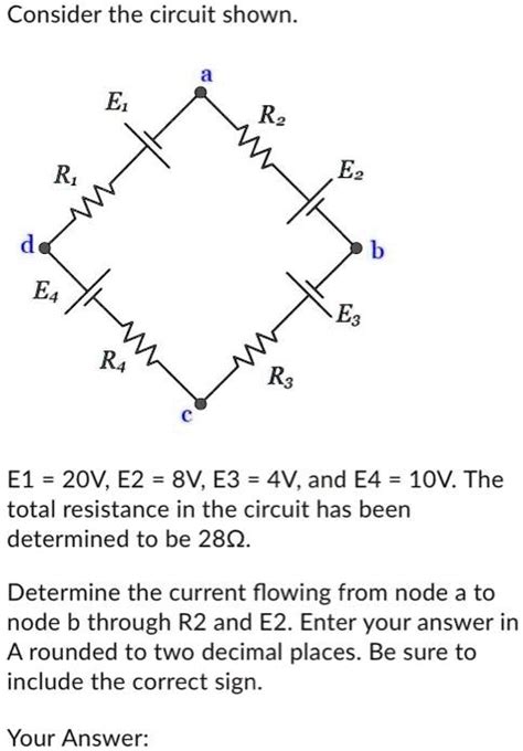 [GET ANSWER] consider the circuit shown ex rz rz ez e4 e3 r4 ra e1 20v ...