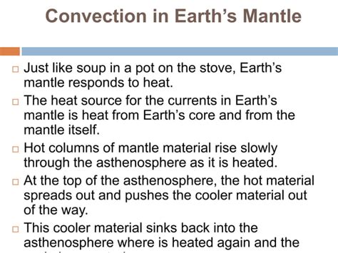 Convection Currents And The Mantle Powerpoint PPTX